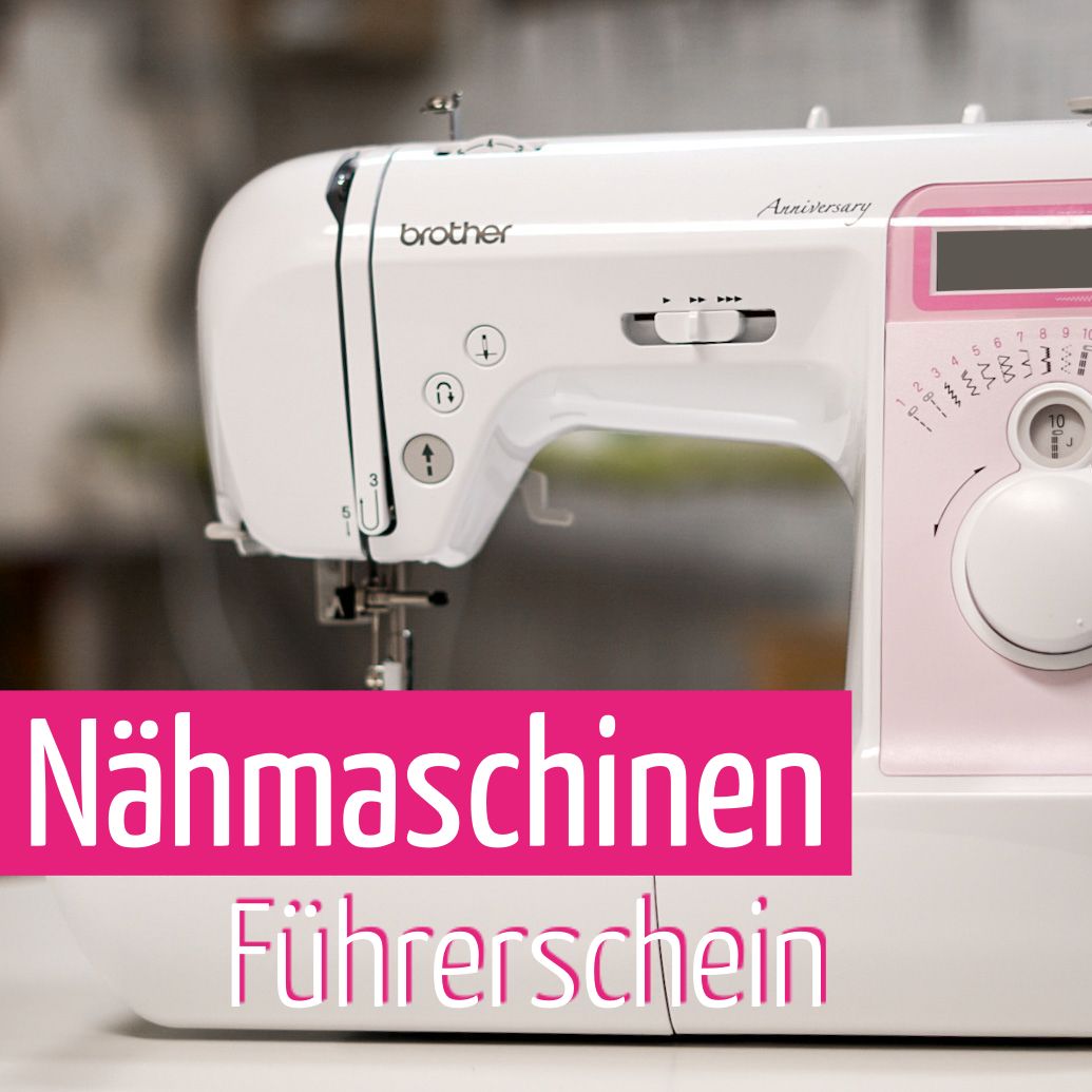 Nähmaschinen Führerschein - vom Einfädeln über Stiche bis Pflege - 1h Coaching Wunschtermin ...