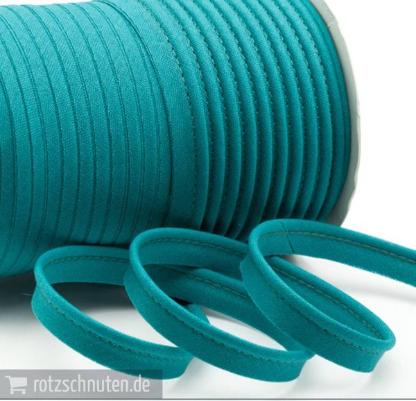Paspel petrol 1cm breit zum Einnähen in Kleidung und Taschen ...